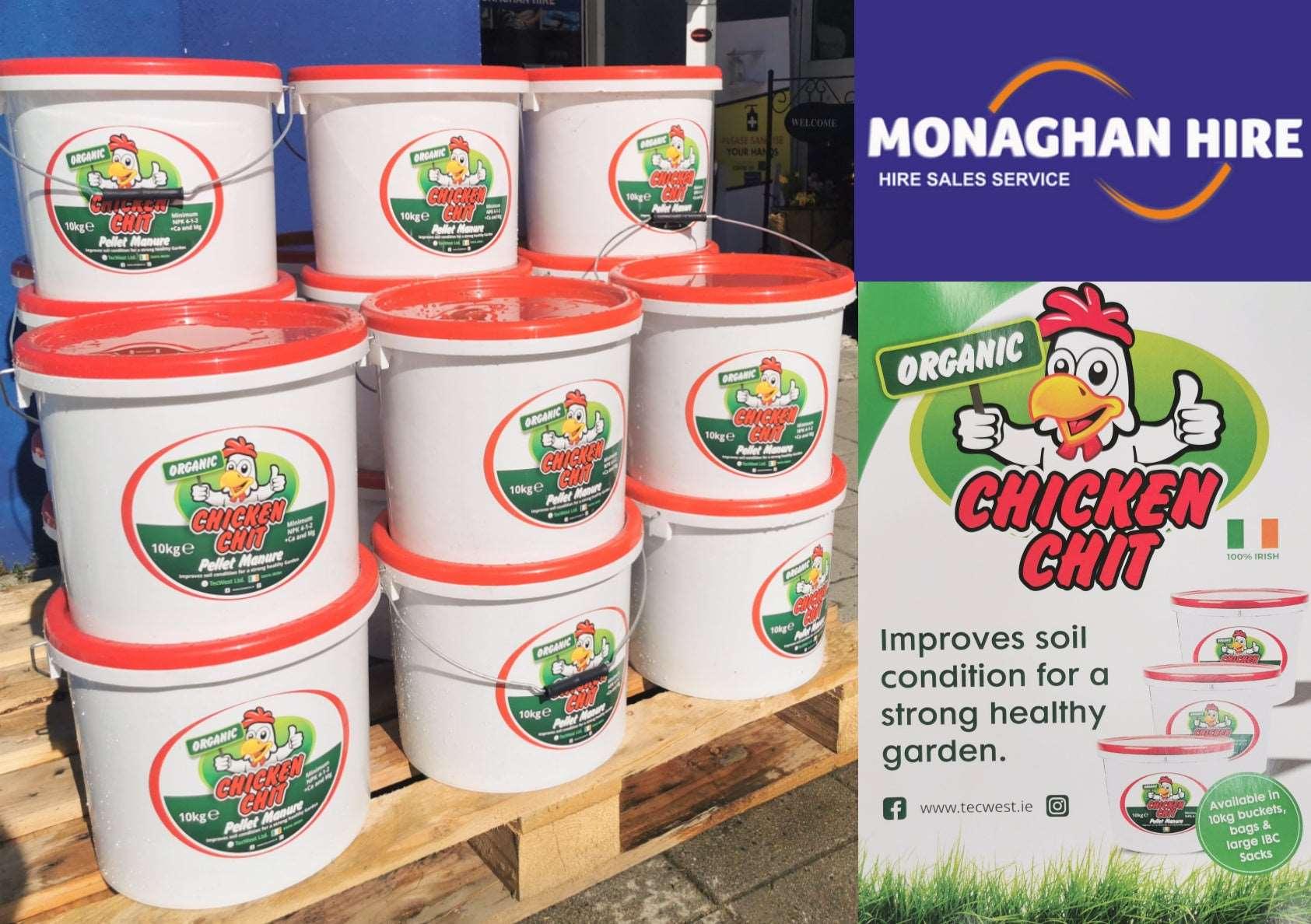 Chicken Chit Pellet Manure 10kg Bucket